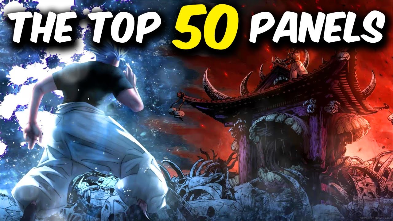 Ranking the GREATEST 50 Panels in Jujutsu Kaisen