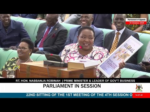 Prime Minister Of Uganda, Robina Nabbanja Excites Parliament With Her 2024 Global WomenAward NewYork