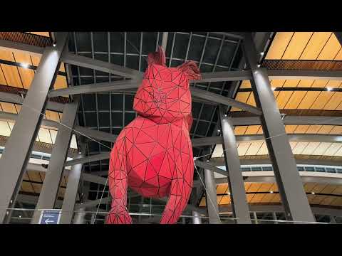 (SMF) Sacramento International Airport, CA. Art at the Airport, Part 4.