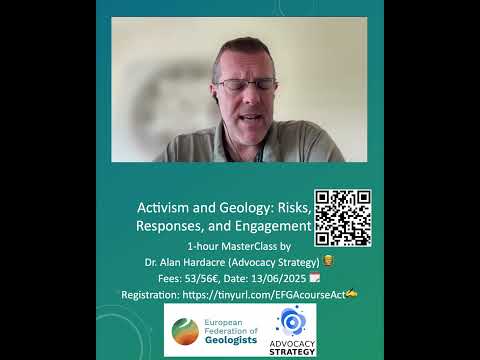 EFG Academy - Activism and Geology: Risks, Responses, and Engagement