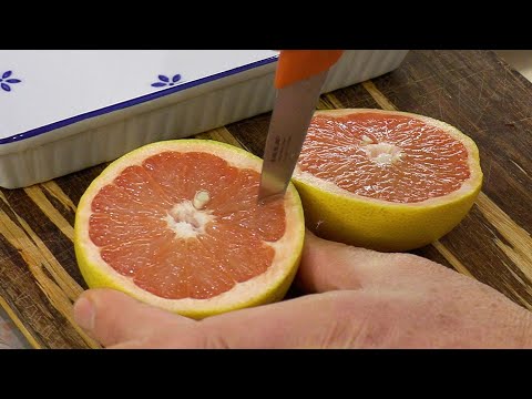 Hot Grapefruit - a surprisingly "hot" way to serve it