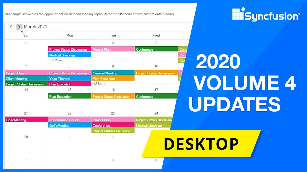 Syncfusion Desktop Updates—2020 Volume 4