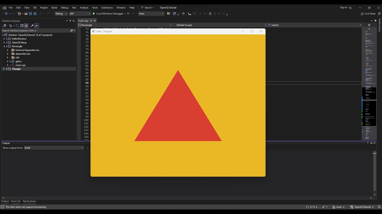 Getting Started with OpenGL: Drawing a Simple Triangle