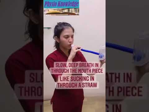 How to use an Incentive Spirometer