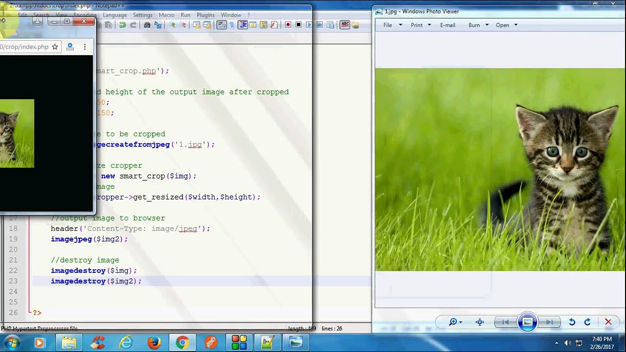 Smart Image Cropping with PHP Tutorial