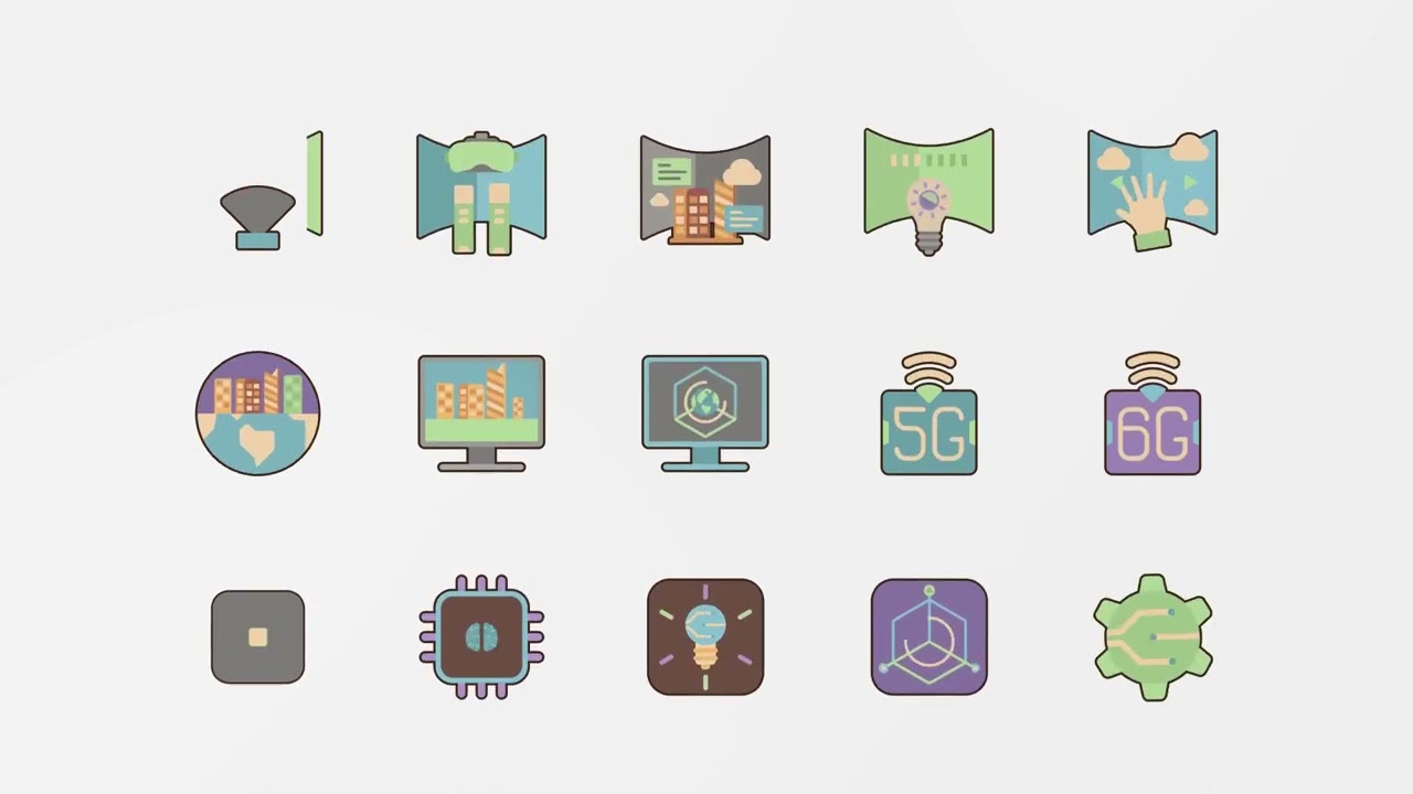 30 Animated Metaverse Icons for After Effects 2022 ( After Effects Templates ) ★ AE Templates