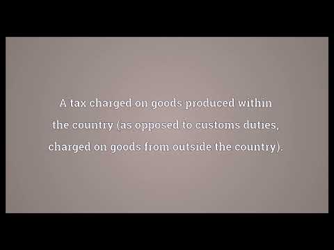 Excise Meaning