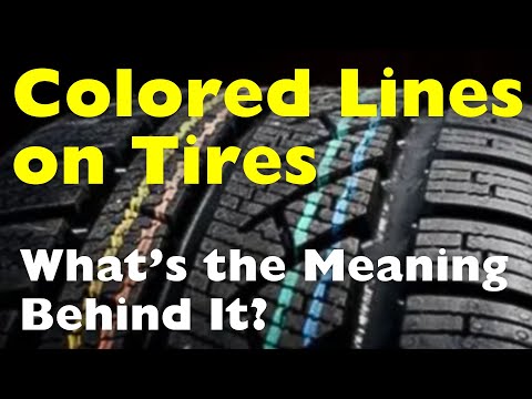 What Are Those Colored Lines on New Tires?