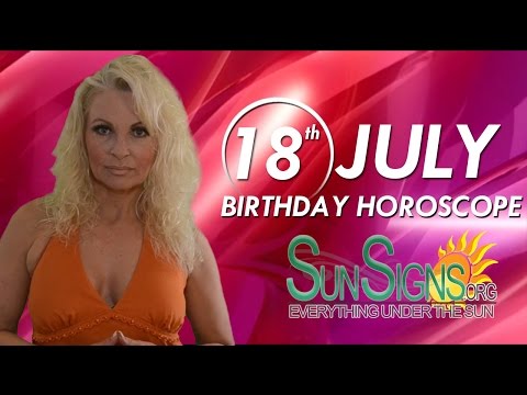 July 18th Zodiac Horoscope Birthday Personality - Cancer - Part 1