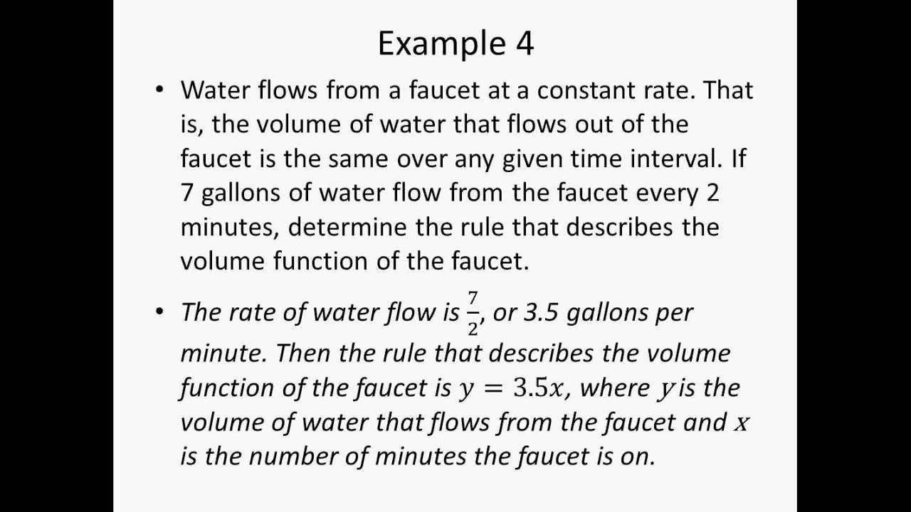 03 Linear Functions and Proportionality