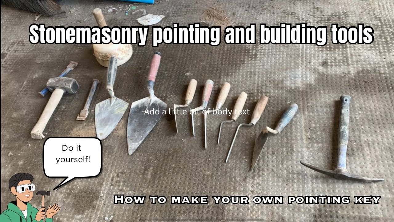 Basic masonry hand tools