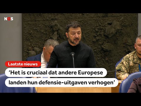 Zelensky spreekt Tweede Kamer toe: 'Oekraïne niet alleen laten'