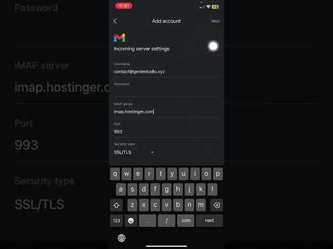 Jak zalogować się do poczty Hostinger na telefonie Gmail