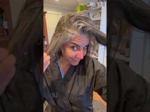 Gray hair blending, Color Correction
