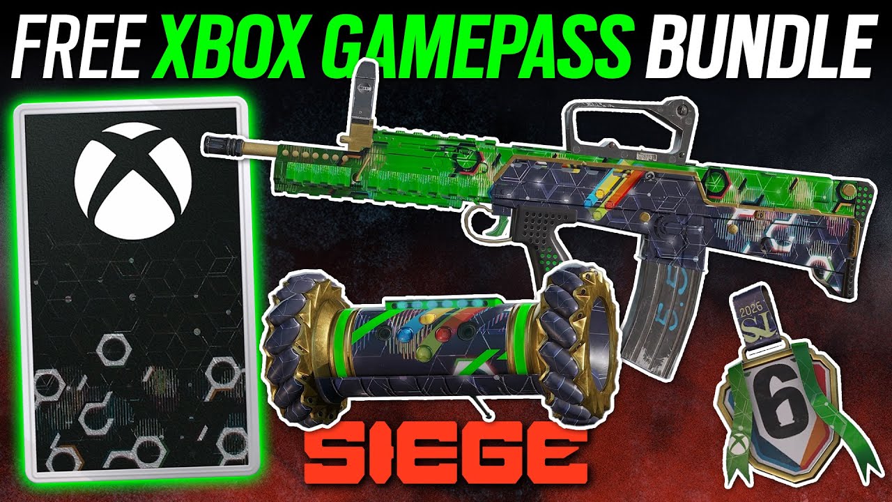 Free Xbox Gamepass Bundle - 6News - Rainbow Six Siege X
