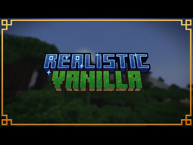 Realistic Vanilla (Java) Minecraft Texture Pack