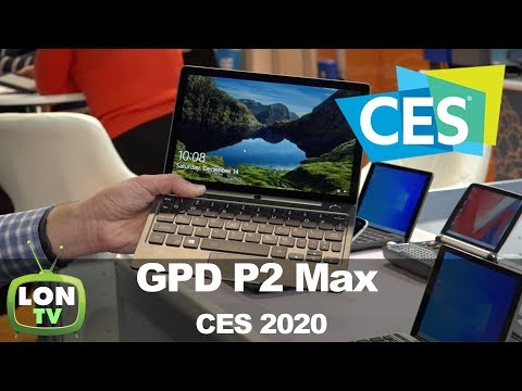 GPD P2 Max Handheld PC With Intel Core M3 Processor and 2K Screen