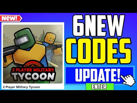 *SECRET UPDATE!* | 2 player military tycoon CODES 2025 (ROBLOX 2 player military tycoon)Part 1923