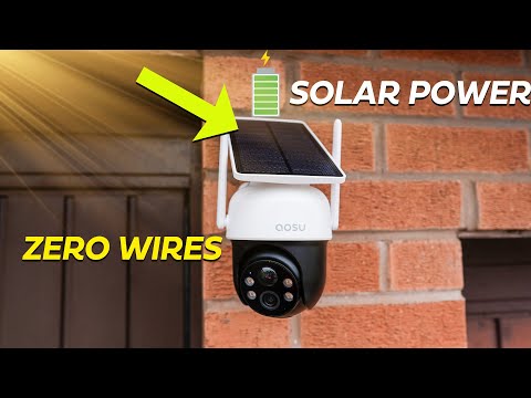 Aosu Security Camera - Totally Wireless and Solar Powered!