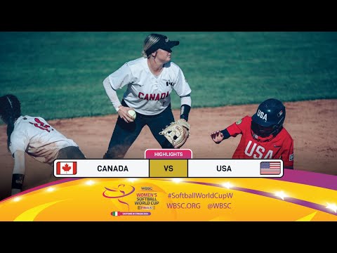 Highlights | Game 3 Canada vs USA | 2024 WBSC Women’s Softball World Cup - Finals