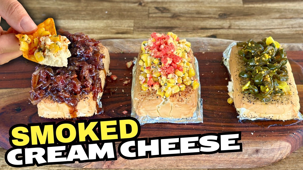 This Might Be the EASIEST Thing You Can Smoke. Smoked Cream Cheese Recipes 3 Ways!