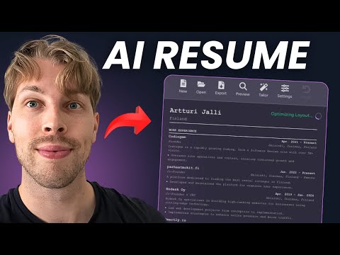 This AI Creates Your RESUME In SECONDS 🚀