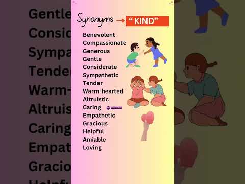 Synonyms of "KIND"
