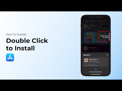 How to Disable Double Click to Install on iPhone App Store?