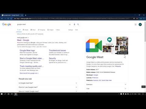 How to download the Google Meet App on Windows 10 PC | Teerth's Tech Hub