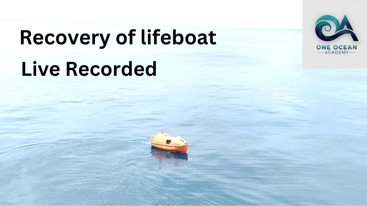 Recovery and securing of lifeboat after launching