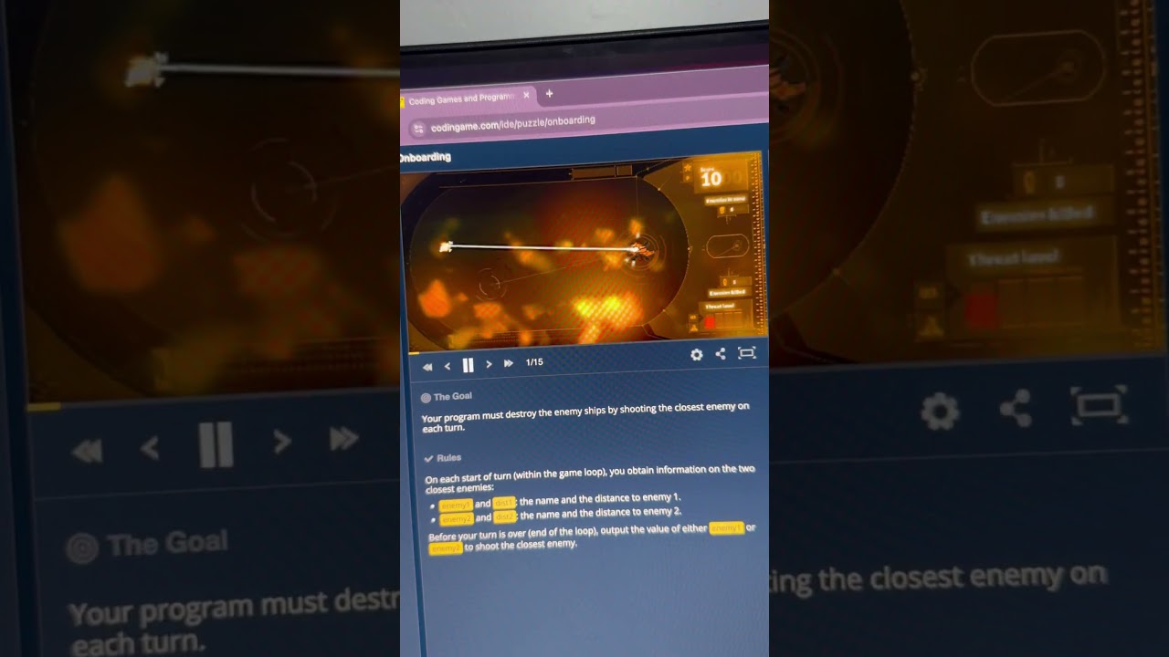 Learn to code by programming games.