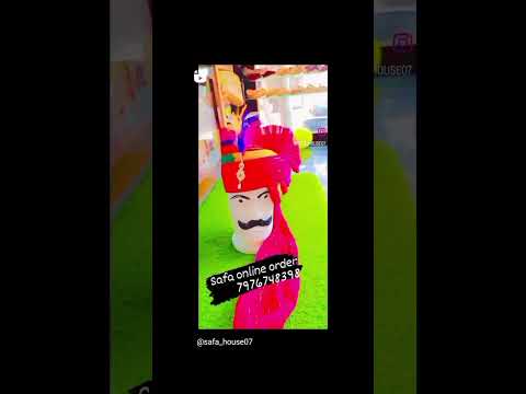 apnai shaadi aur party ke liye Safa online order kar sakte #wadding #safa #rajputi#rajsathani#truban