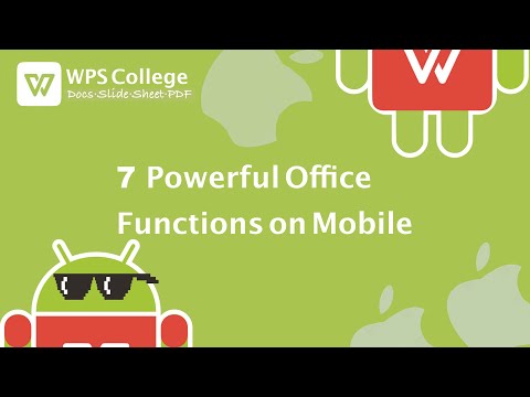 [WPS Office] Mobile 2.1: 7 Powerful Office Functions You must use.TikTok Tutorials [Android & iOS]