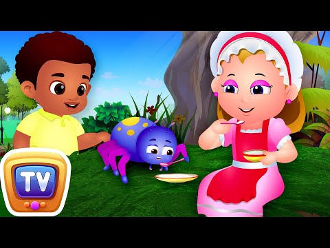 Little Miss Muffet Nursery Rhyme - Kids Songs and Learning Videos - ChuChu TV Classics