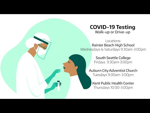Community COVID-19 testing across Seattle area