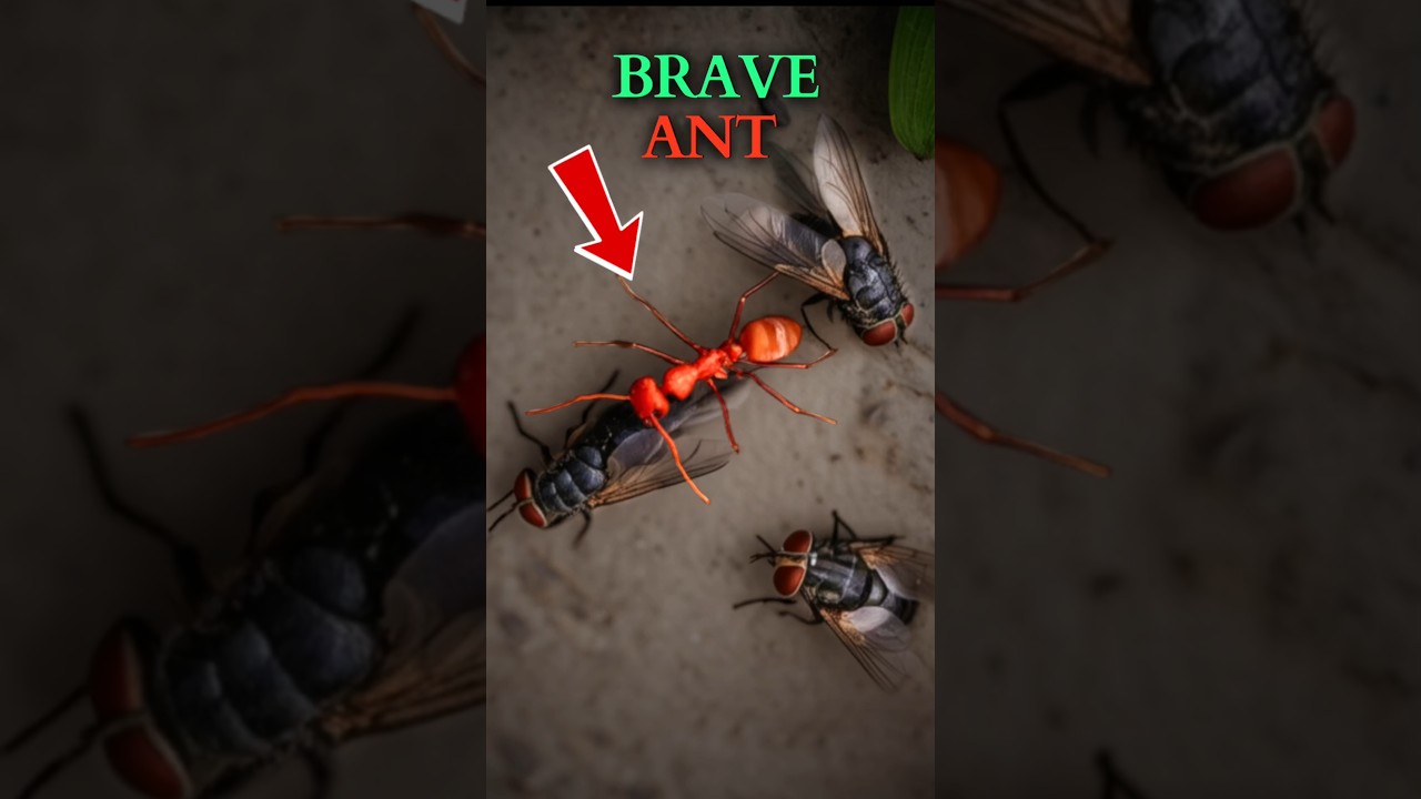 The BRAVEST ANT Ever Filmed! #shorts #antcolony