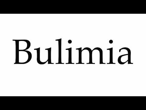 How to Pronounce Bulimia