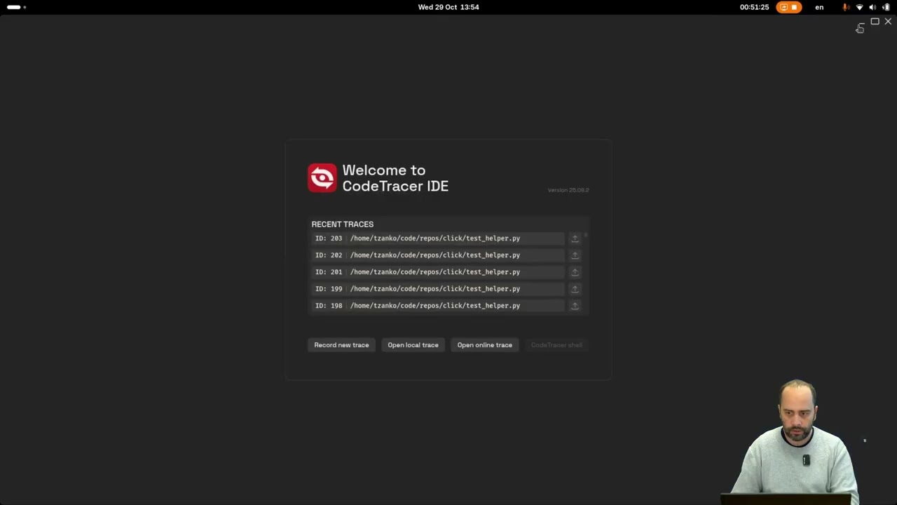 Codetracer time-travel debugger for Python (prerelease)