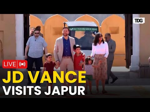 JD Vance Jaipur Visit Live: US Vice President JD Vance Tours Amer Fort in Rajasthan with Family
