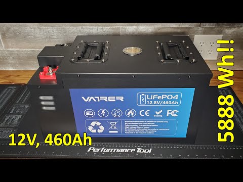 MASSIVE 12V 460Ah LiFePO4 Battery from Vatrer, Nearly 6000Wh, Full Review!