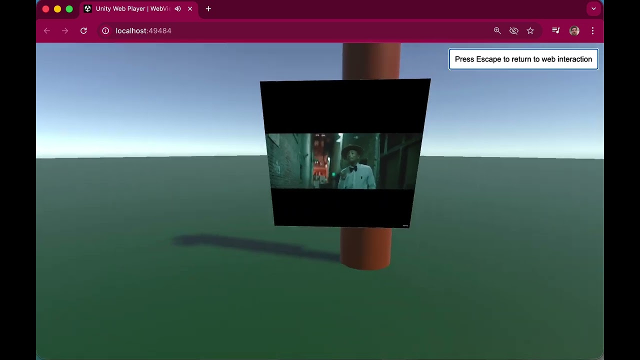 Unity WebGL WebView 3D