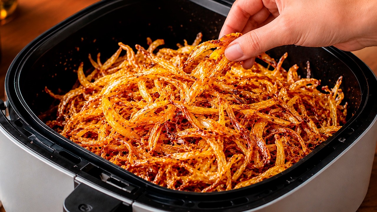 The New Air Fryer Onion Recipe Everyone's Talking About! I'm not frying onions anymore!