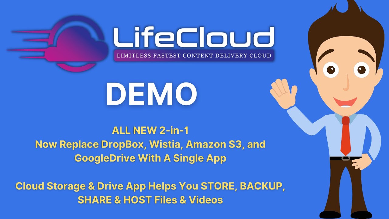 LifeCloud Review Demo: Lifetime Cloud Storage For One-time Fee