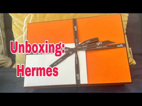 Unboxing my Hermes Sandas