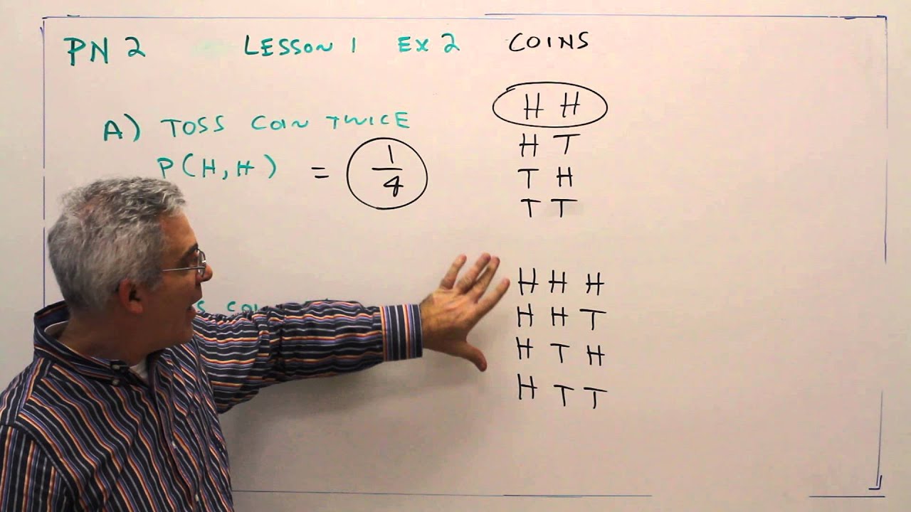 Prob 1.2-- Probability With Coins