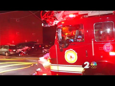 Man rescued from burning building