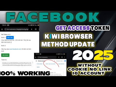 Vinthool Facebook Token Method | Kiwi browser fb convo token 2025|| Fb convo token 2025