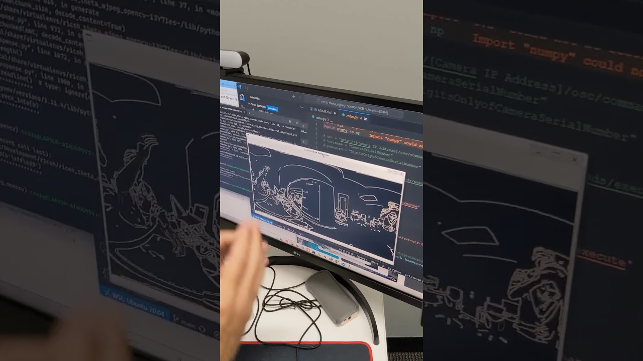 Preview Mjpeg Stream On A Ricoh Theta X With Python And Opencv Api Usage Camera 360 Developer