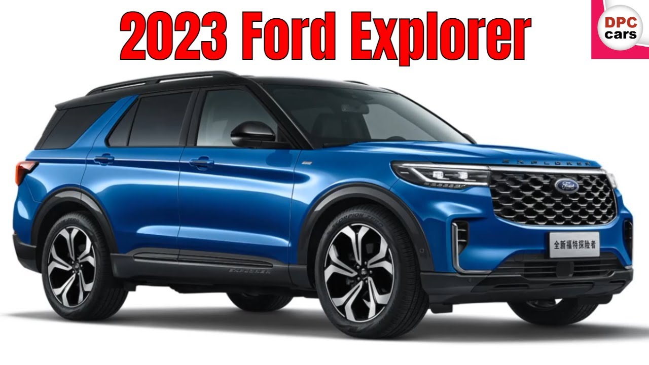 2023 Ford Explorer Design, Interior, and Colors