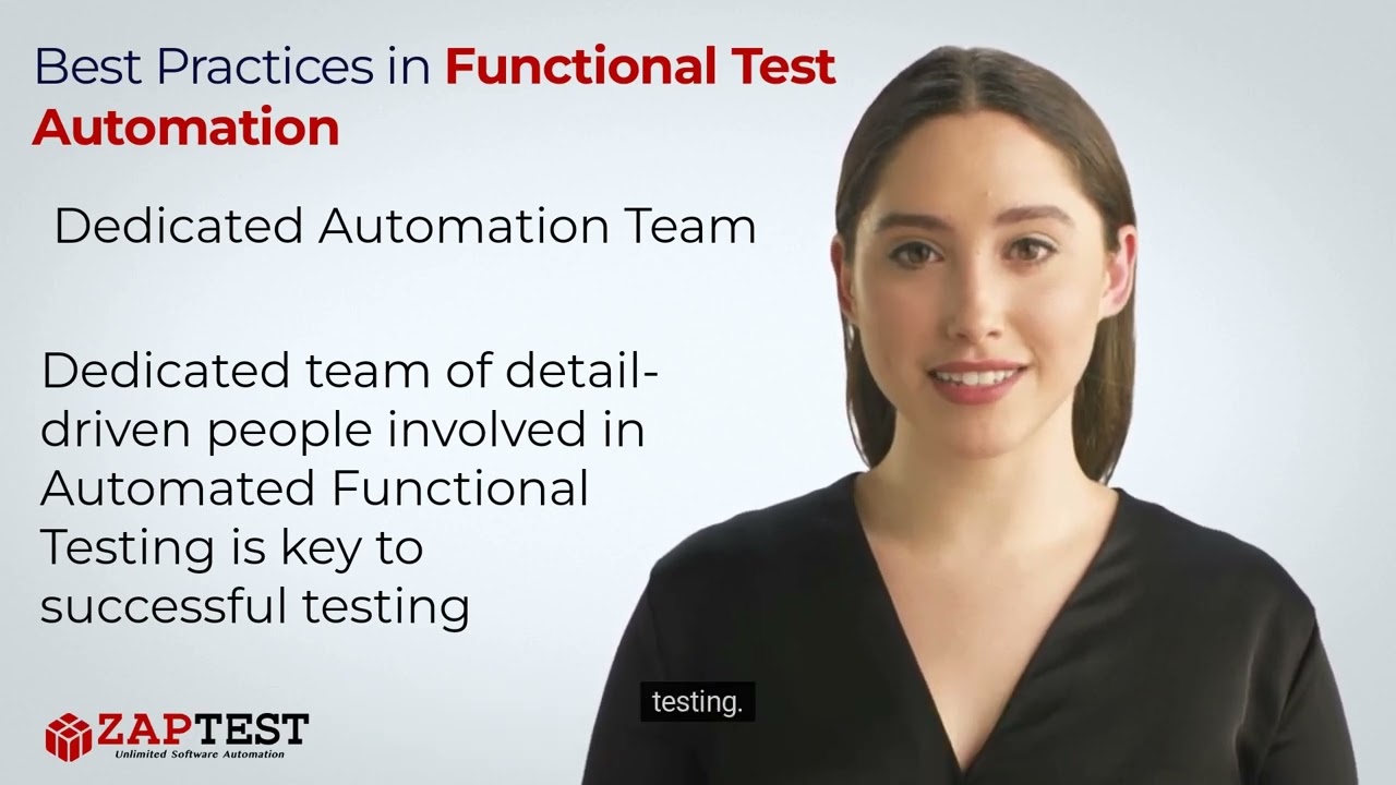 Best Practices in Functional Test Automation